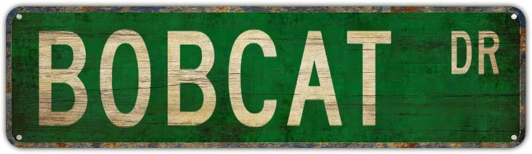 Vintage Decor Wall Signs Bobcat Bobcat Gift Bobcat Sign Bobcat Decor ...