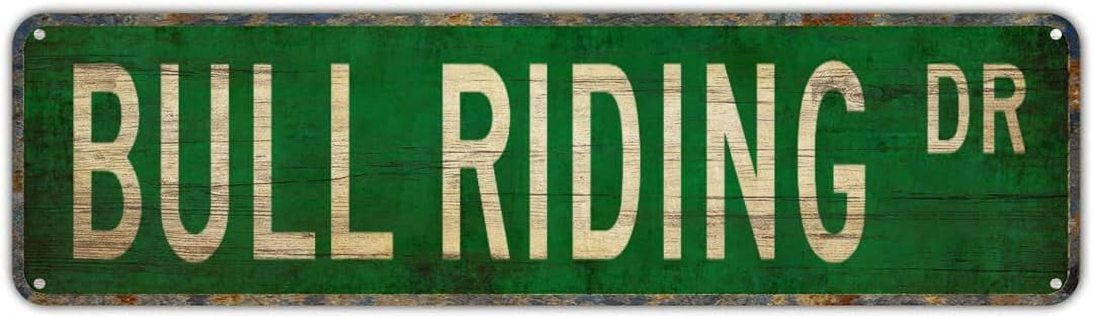 Vintage Decor Wall Signs Bull Riding Bull Riding Gift Bull Riding Sign ...