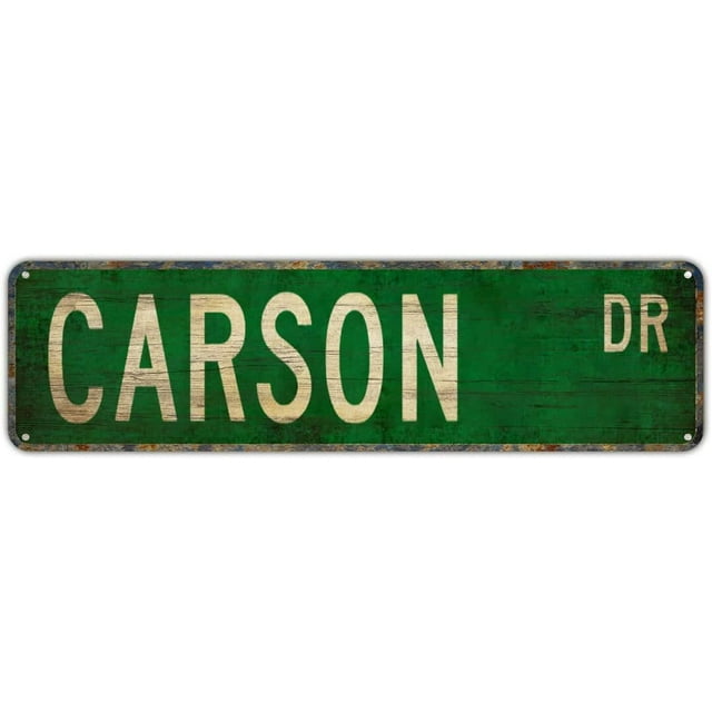 Vintage Decor Wall Signs Carson Carson Sign Carson Gift Carson Fan ...