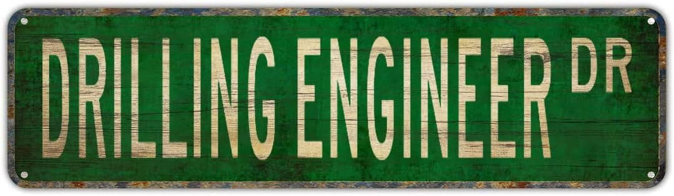 Vintage Decor Wall Signs Drilling Engineer Drilling Engineer Gift ...