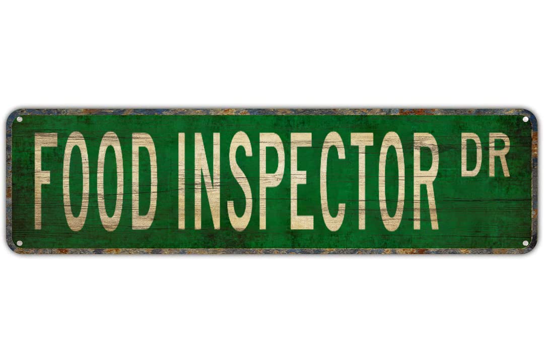 Vintage Decor Wall Signs Food Inspector Food Inspector Gift Food ...