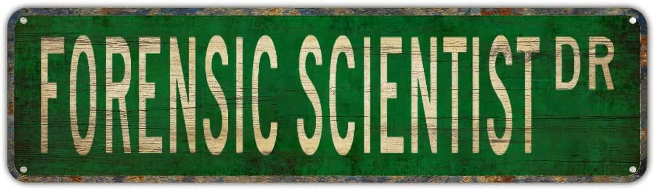 Vintage Decor Wall Signs Forensic Scientist Forensic Scientist Gift ...