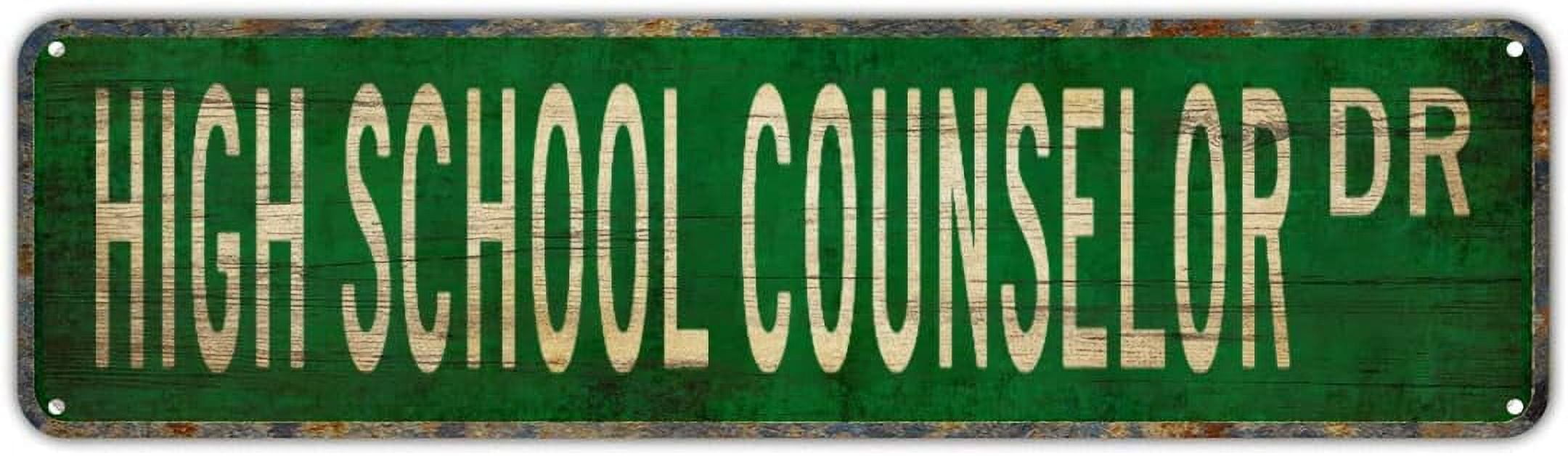 Vintage Decor Wall Signs High School Counselor High School Counselor ...
