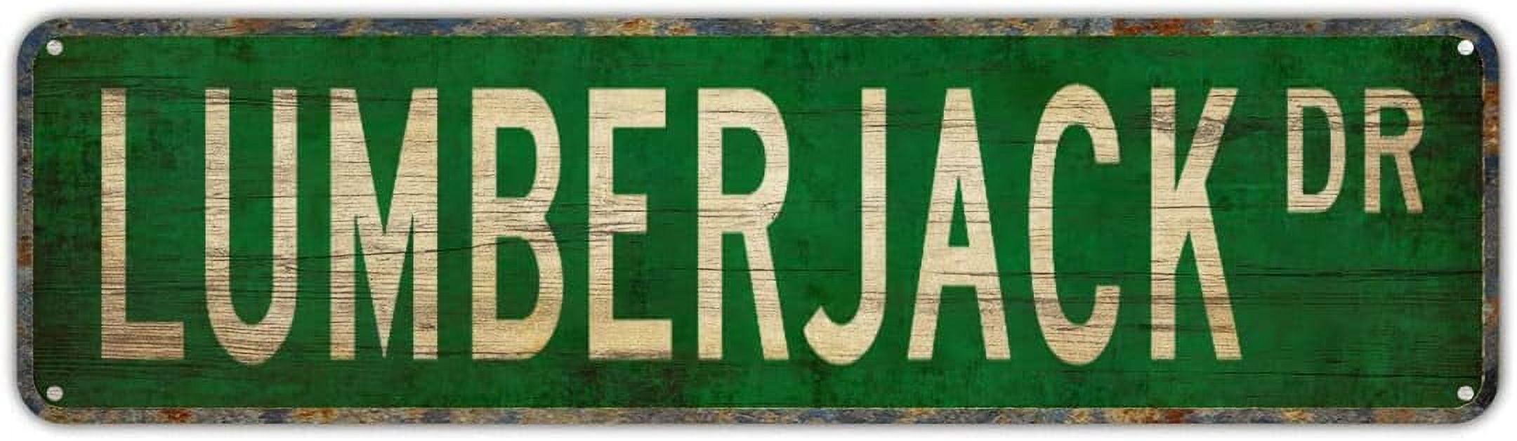 Vintage Decor Wall Signs Lumberjack Lumberjack Sign Lumberjack Fan ...