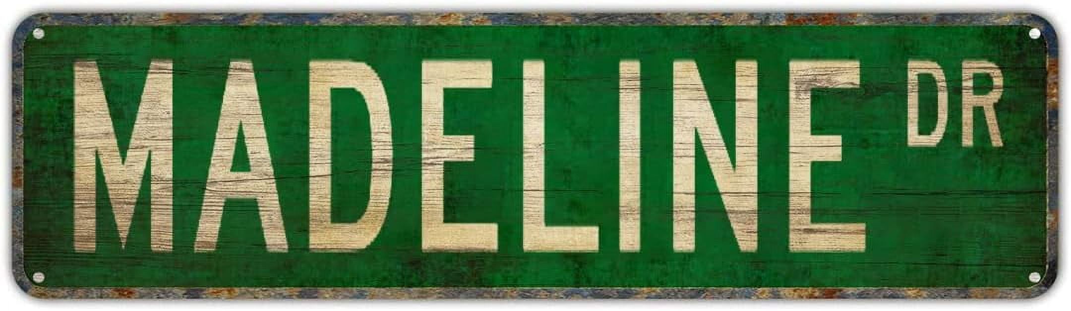 Vintage Decor Wall Signs Madeline Madeline Sign Madeline Lover Madeline ...
