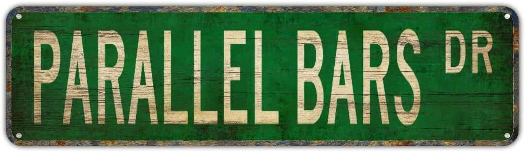 Vintage Decor Wall Signs Parallel Bars Parallel Bars Sign Parallel Bars ...