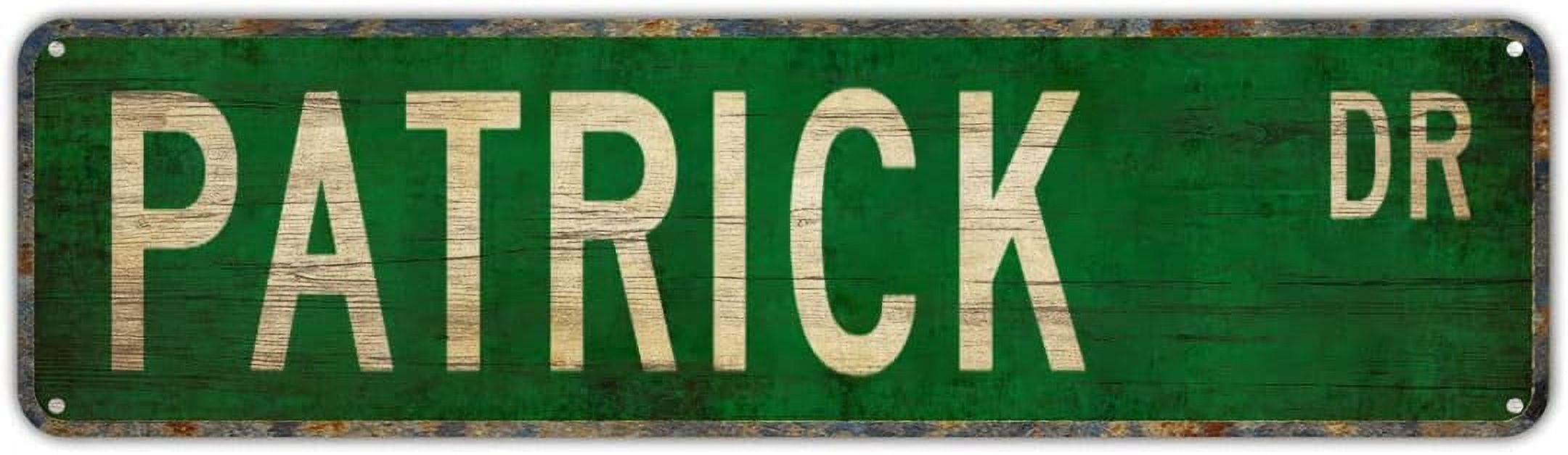 Vintage Decor Wall Signs Patrick Patrick Sign Patrick Gift Patrick ...