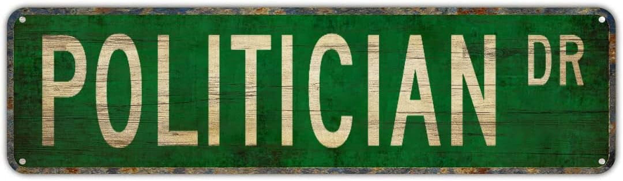 Vintage Decor Wall Signs Politician Politician Gift Politician Sign ...