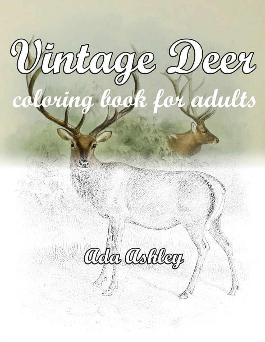 deer coloring pages for adults