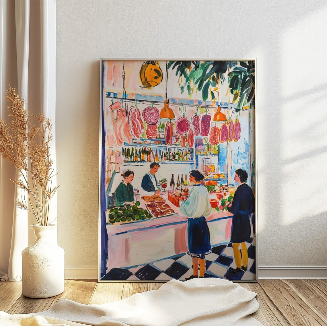 Vintage Delicatessen Poster, Food Art, Kitchen Decor, Deli Poster, Cafe ...