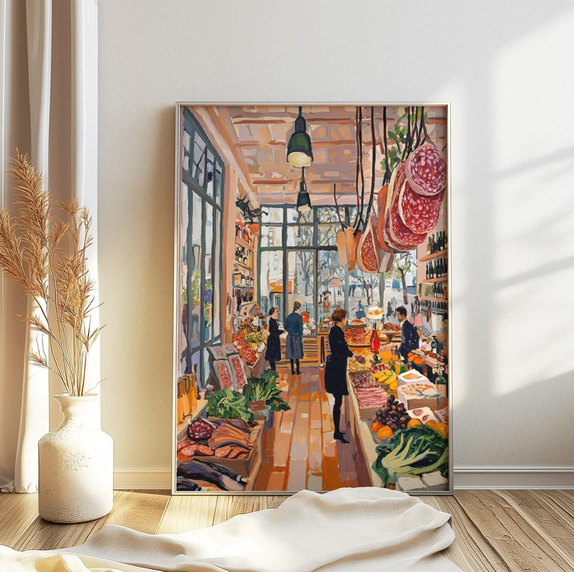 Vintage Delicatessen Poster, Food Art, Kitchen Decor, Deli Poster, Cafe ...