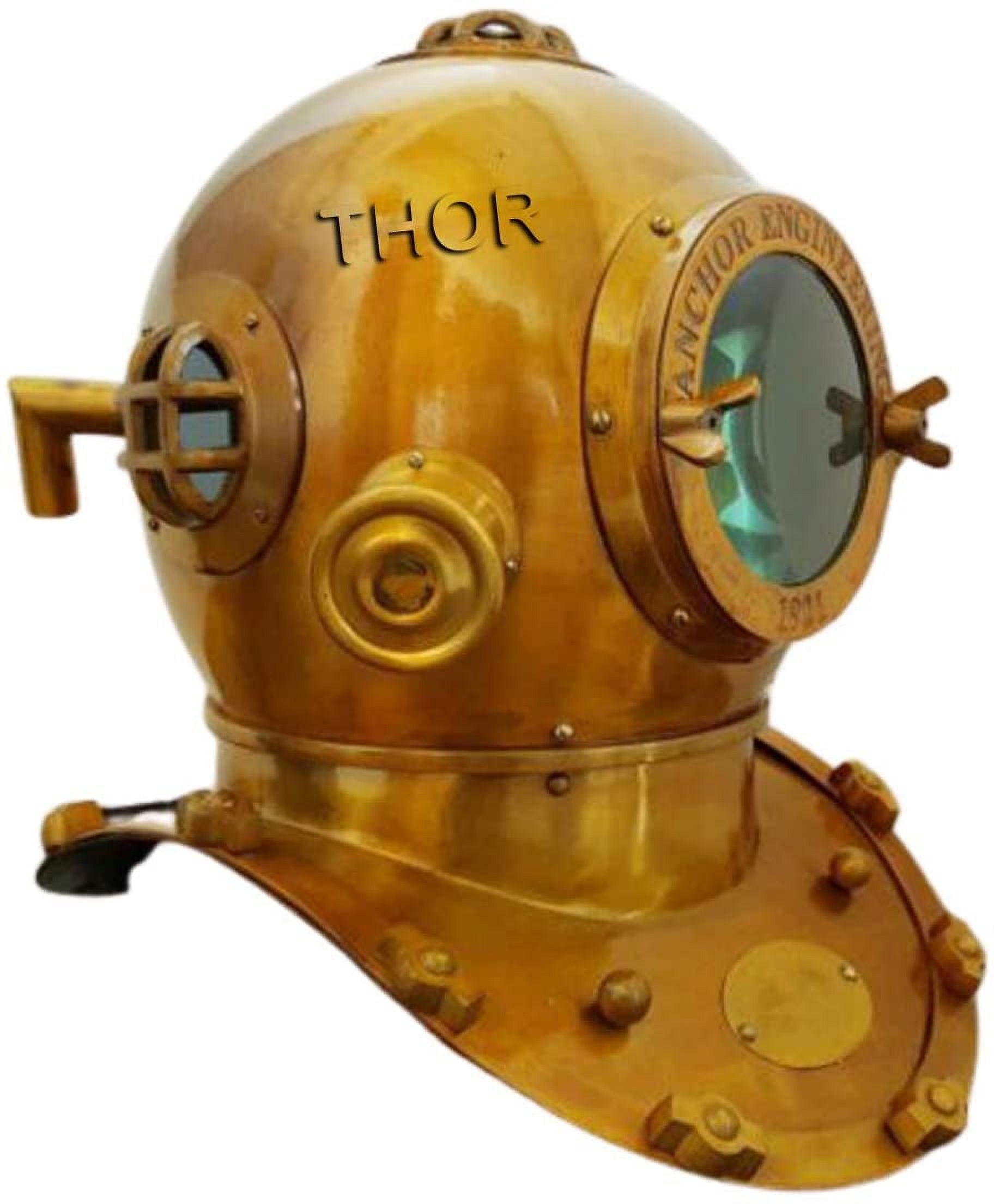 Vintage Design Anchor Engineer Divers Helmet Solid Steel Scuba Diving ...