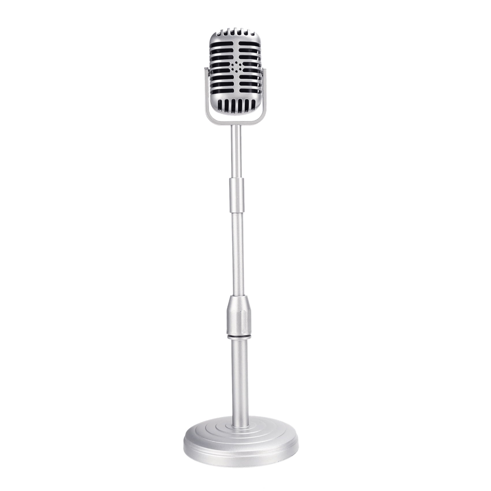 Vintage Desktop Microphone Prop Model with Adjustable Height, Classic ...