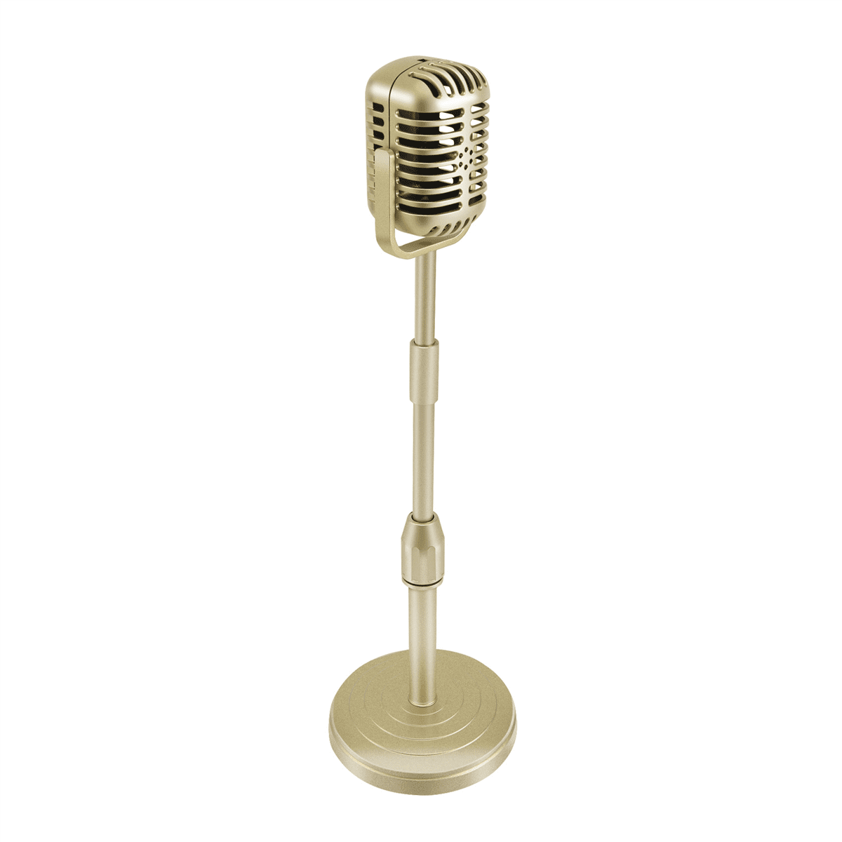 Vintage Desktop Microphone Prop Model with Adjustable Height, Classic ...