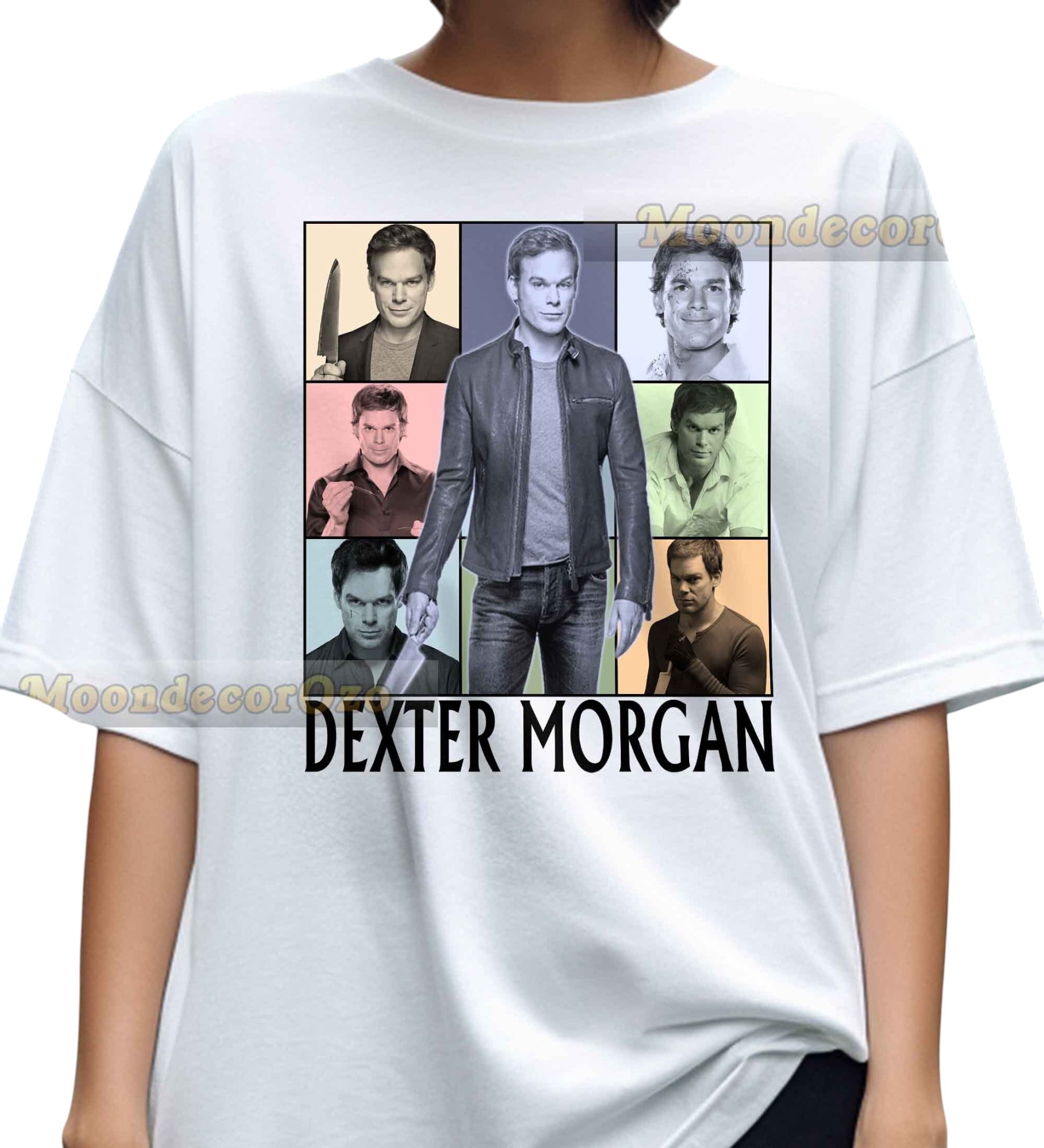 Vintage Dexter Morgan Bootleg Rock Style Graphic Unisex T-Shirt for ...