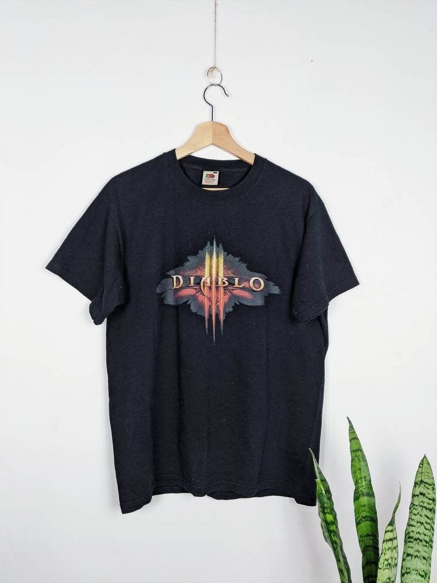 Vintage Diablo Merch T-shirt Blizzard - Walmart.com