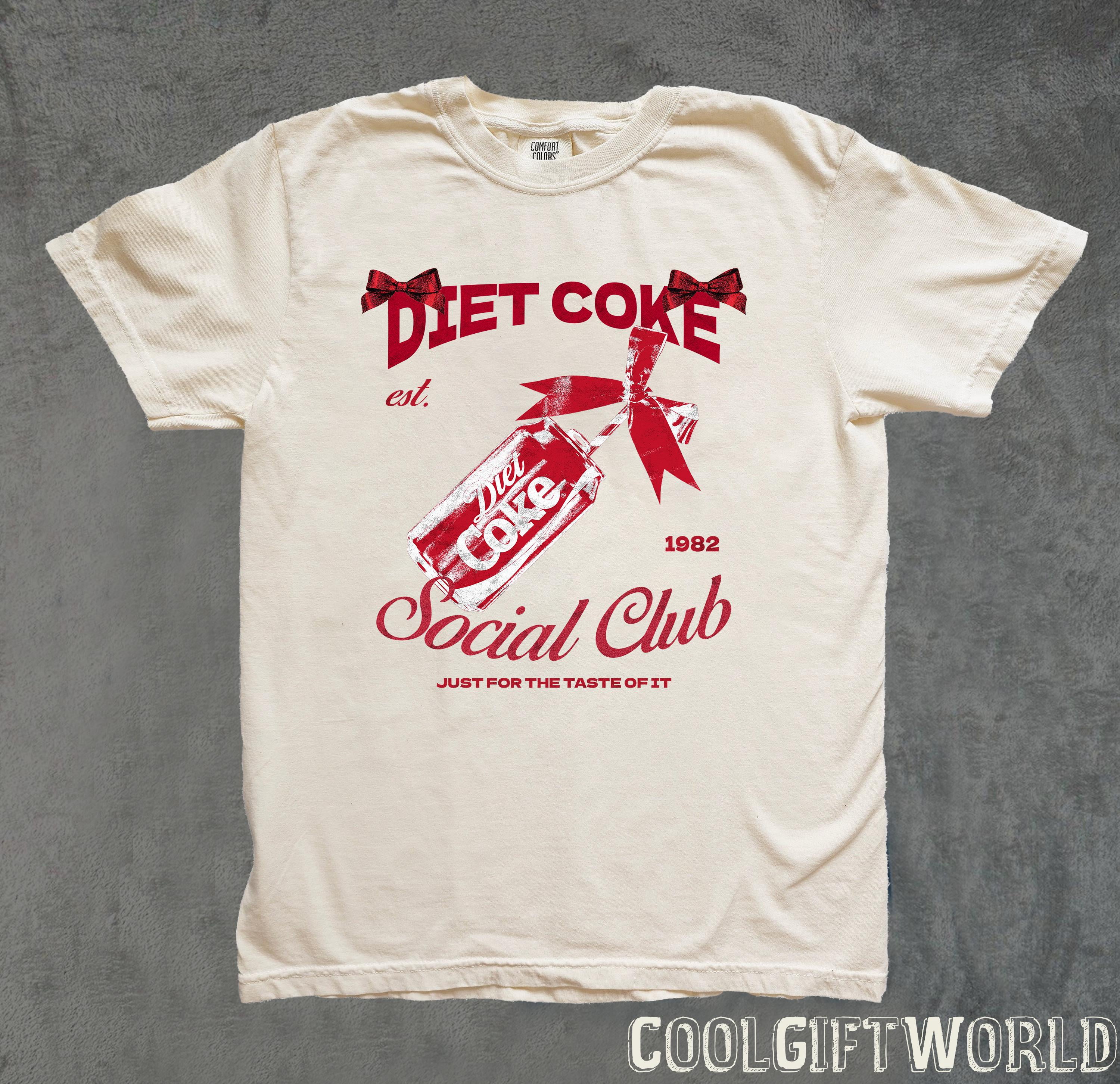Vintage Diet Coke Social Club Shirt, Coquette Cola T-Shirt, Gift for ...