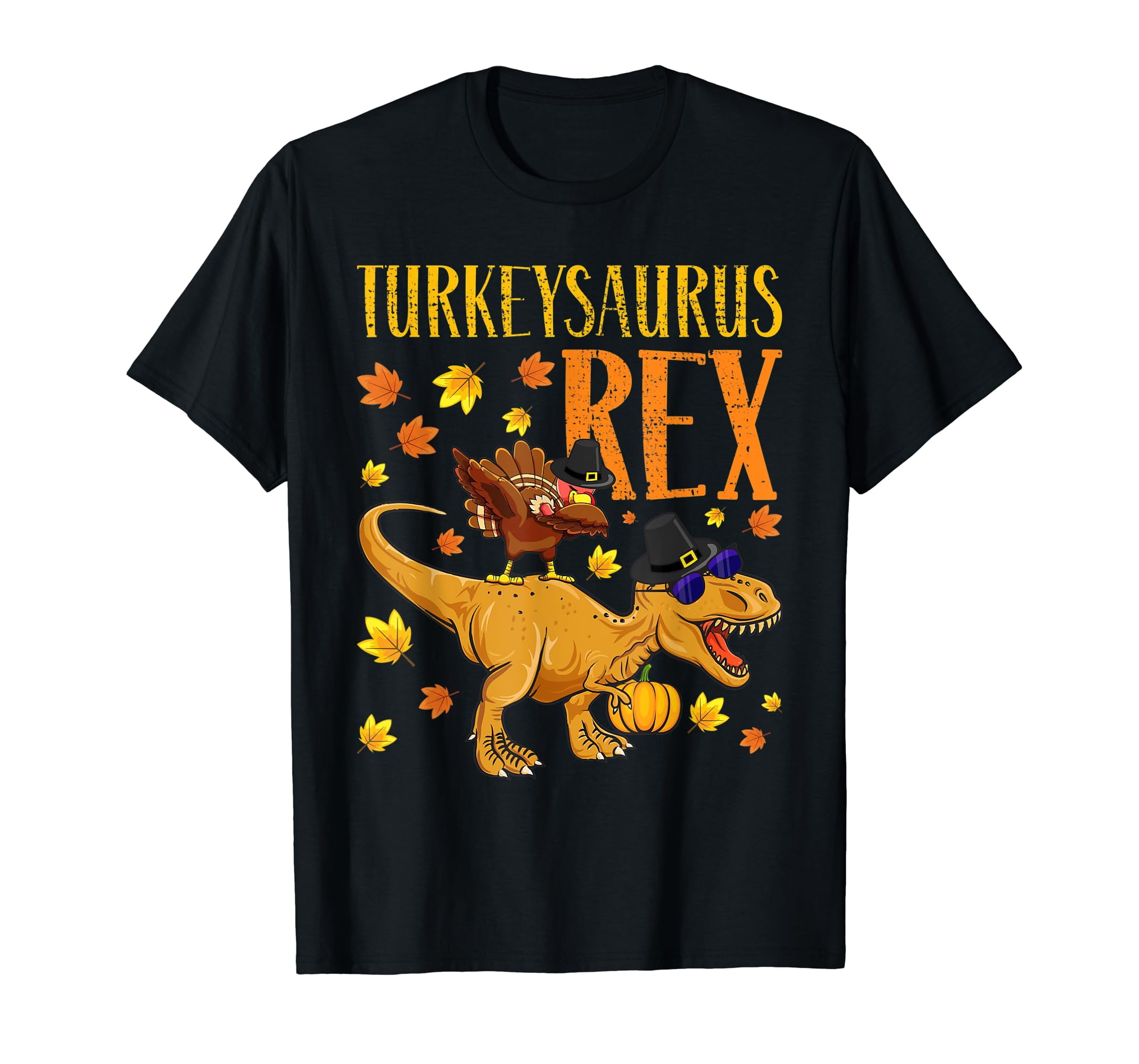 Vintage Dinosaur Thanksgiving Boys Turkey Saurus T rex T-Shirt ...