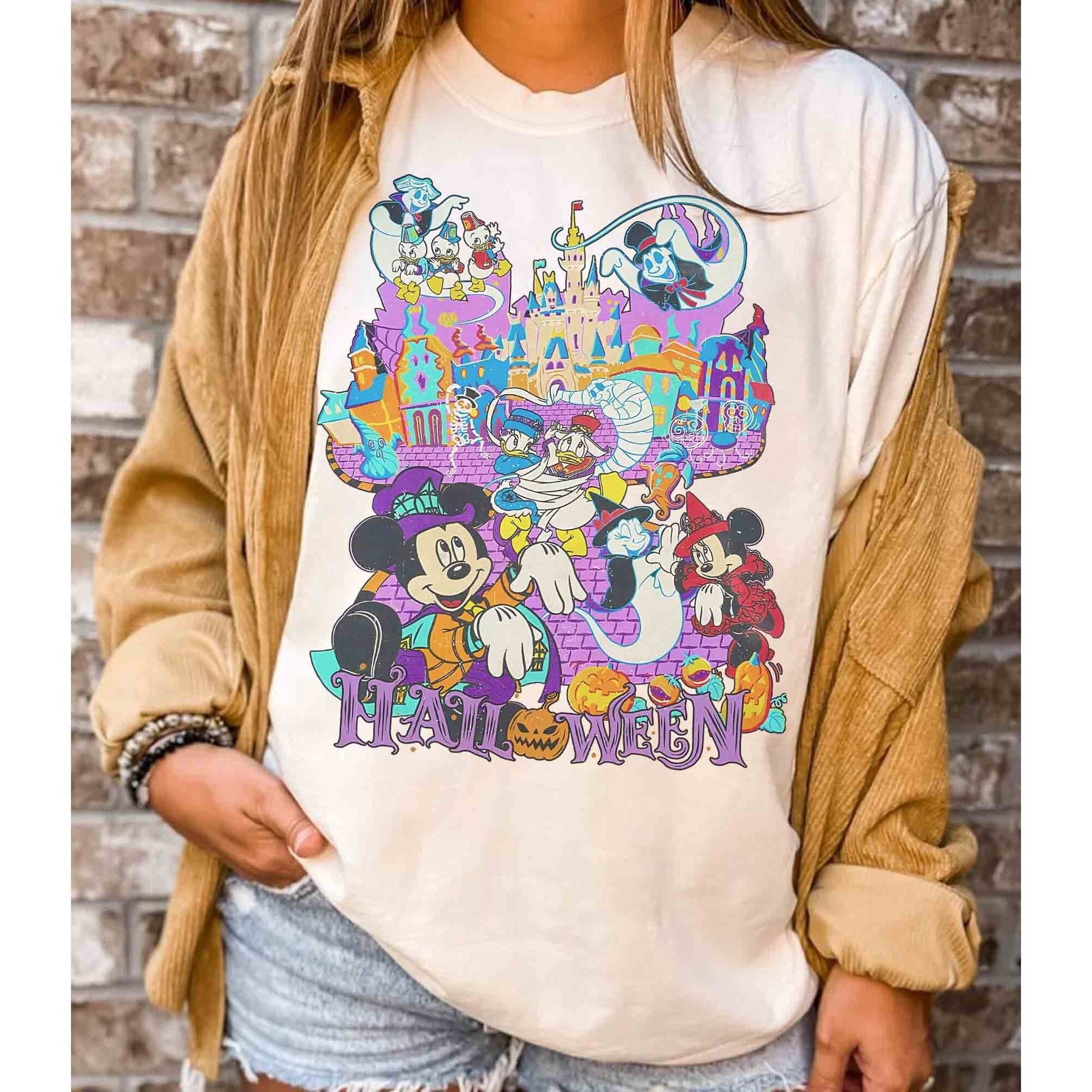 Vintage Disney Halloween Mickey And Friends Shirt| Mickey's Not So ...