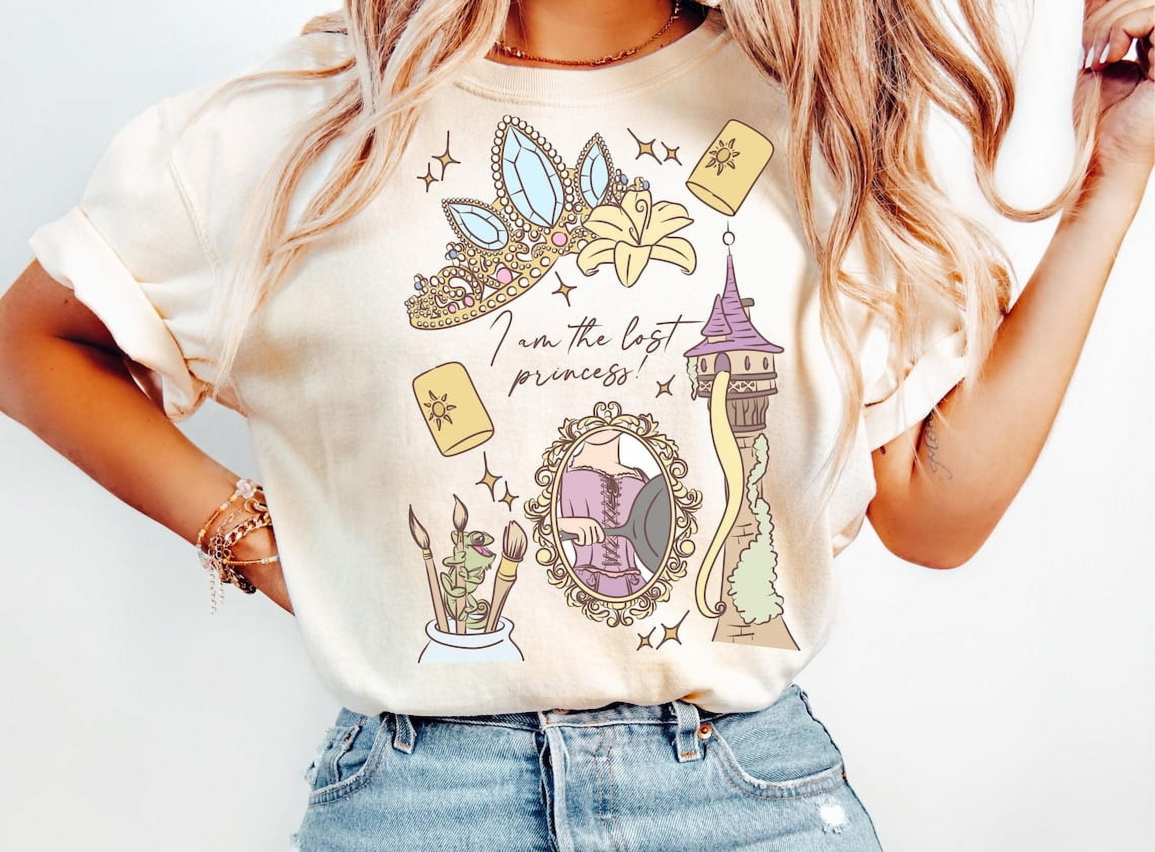 Vintage Disney Tangled Rapunzel T-Shirt, Disney Princess Rapunzel Shirt ...