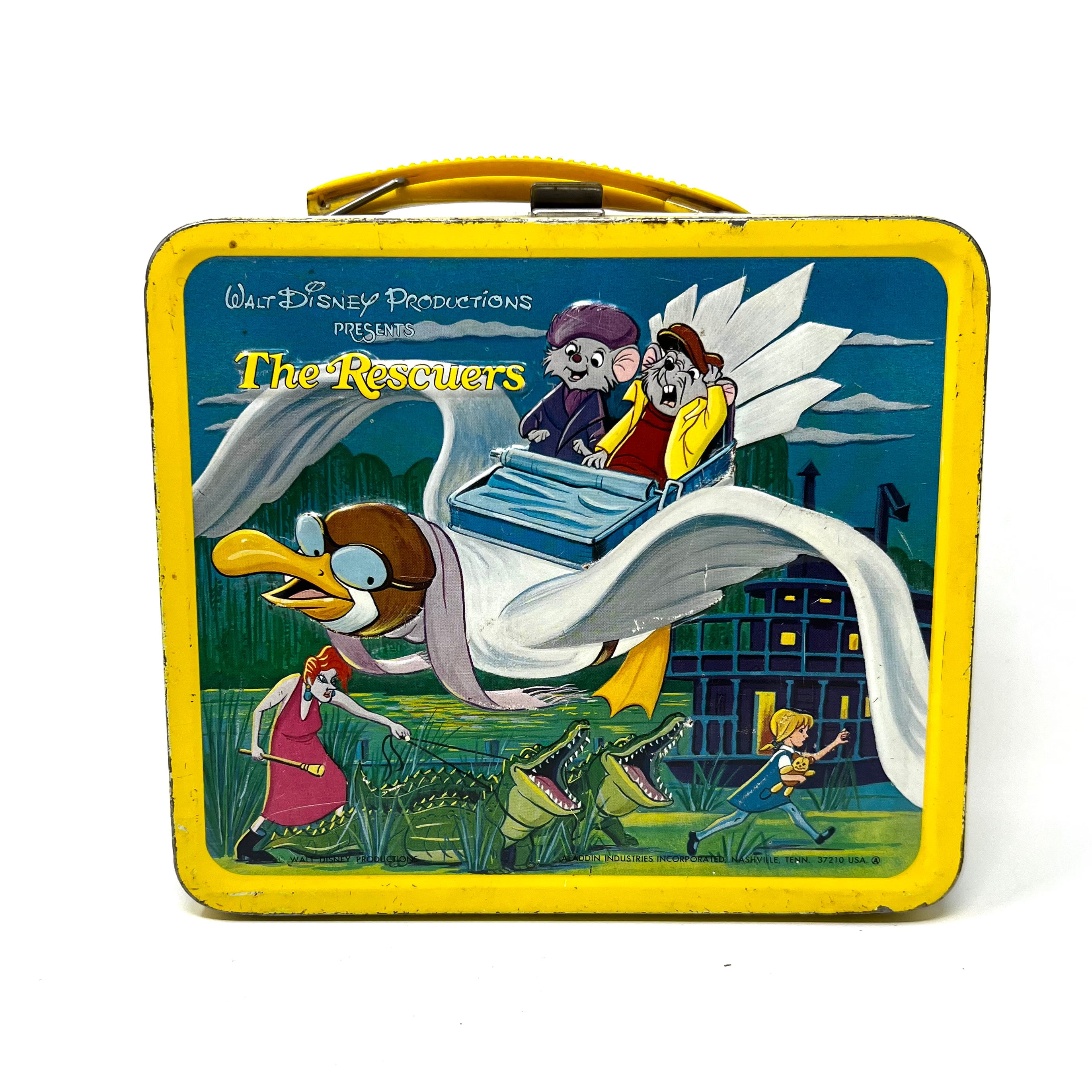 Vintage Disney The Rescuers Metal Lunch Box - Walmart.com