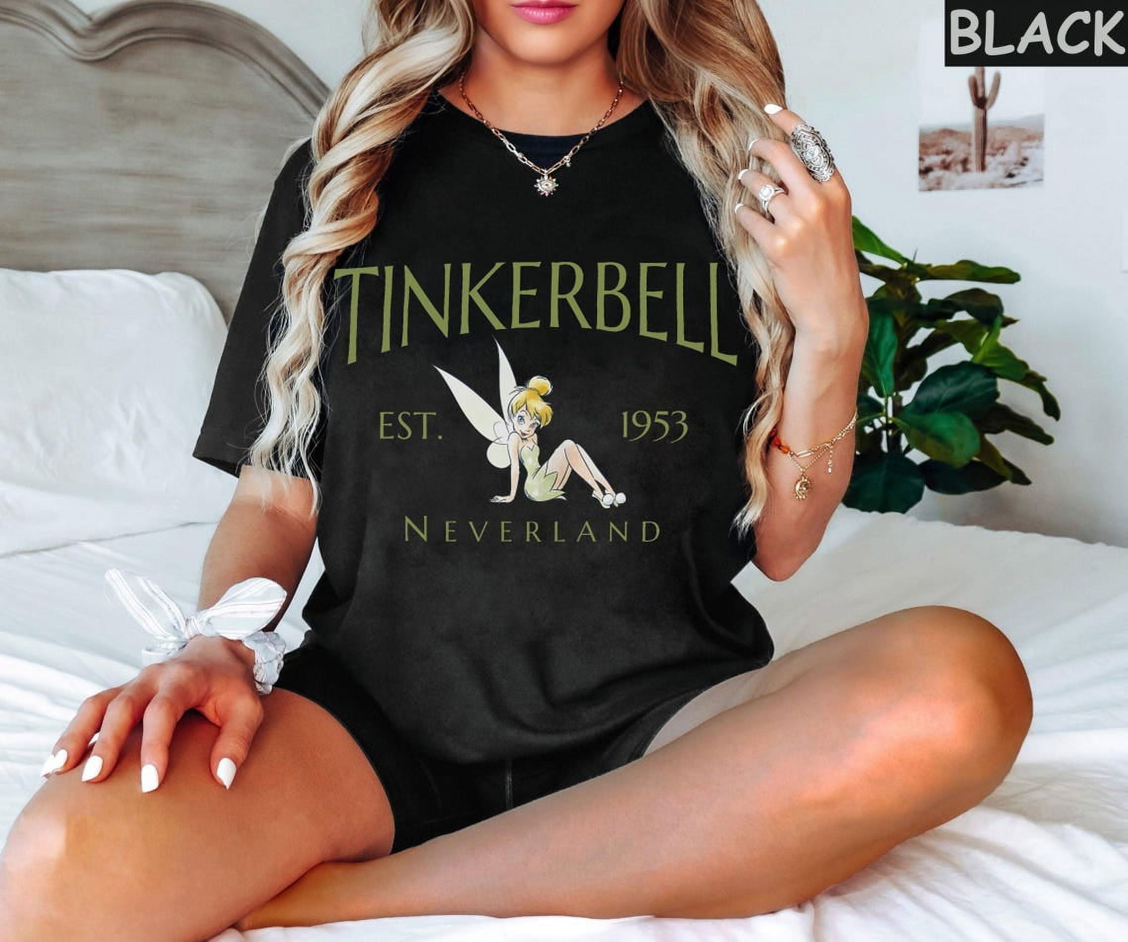 Vintage Disney TinkerBell T-Shirt, Tinkerbell 1953 Neverland Shirt, Peter Pan Shirt, Fairy ...