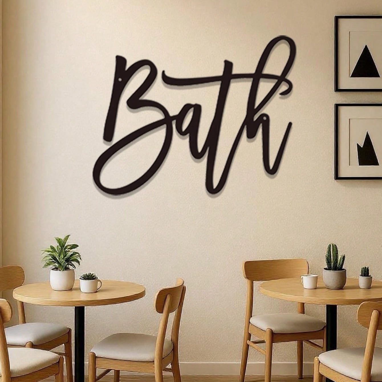Vintage Distressed Metal Wall Sign - Farmhouse Chic Home Decor for ...