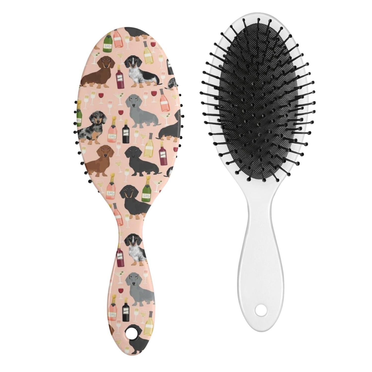 Vintage Dog Print Hair Brush - Smooth Strokes for Easy Detangling ...