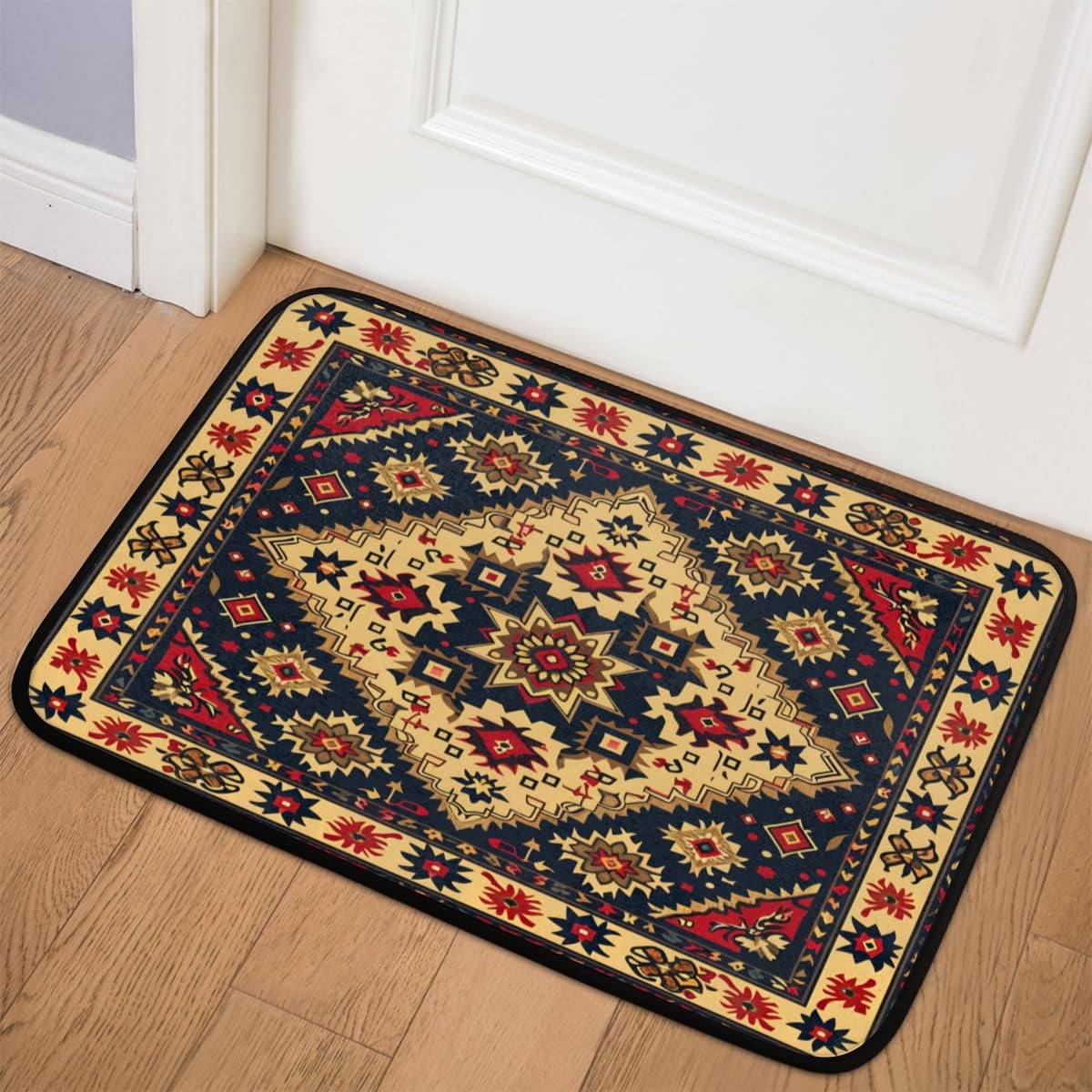 Vintage Door Mat Absorbent Washable Welcome Door Mats Indoor Floor Mat ...