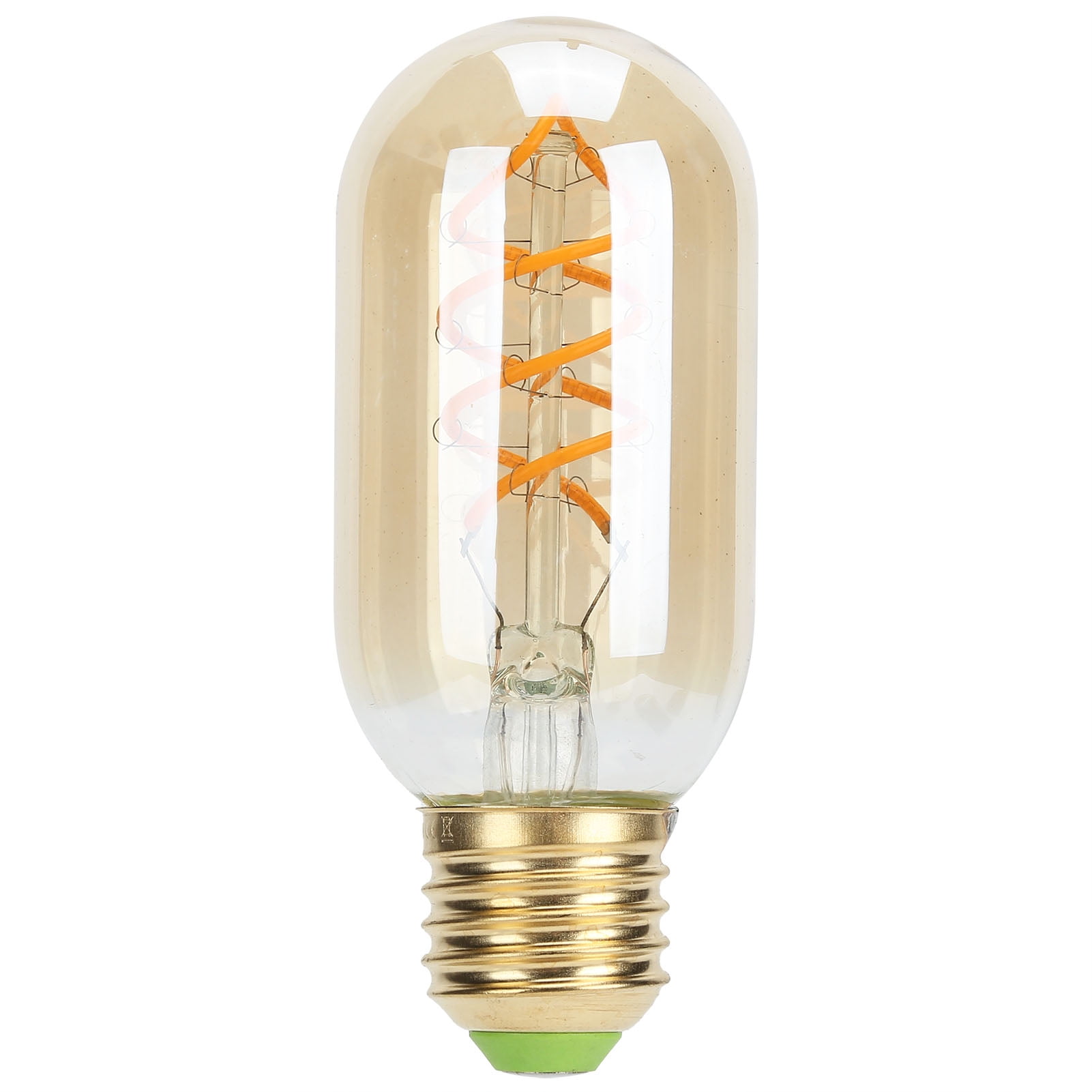 Vintage Double Spiral E27 4W LED Filament Bulb, Warm Light, 220V, Gold ...