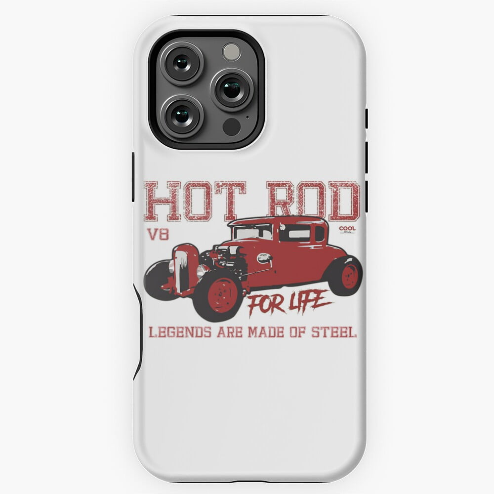 Vintage Drag Racing Muscle Car Phone Case for iPhone 16 15 14 13 12 11 ...