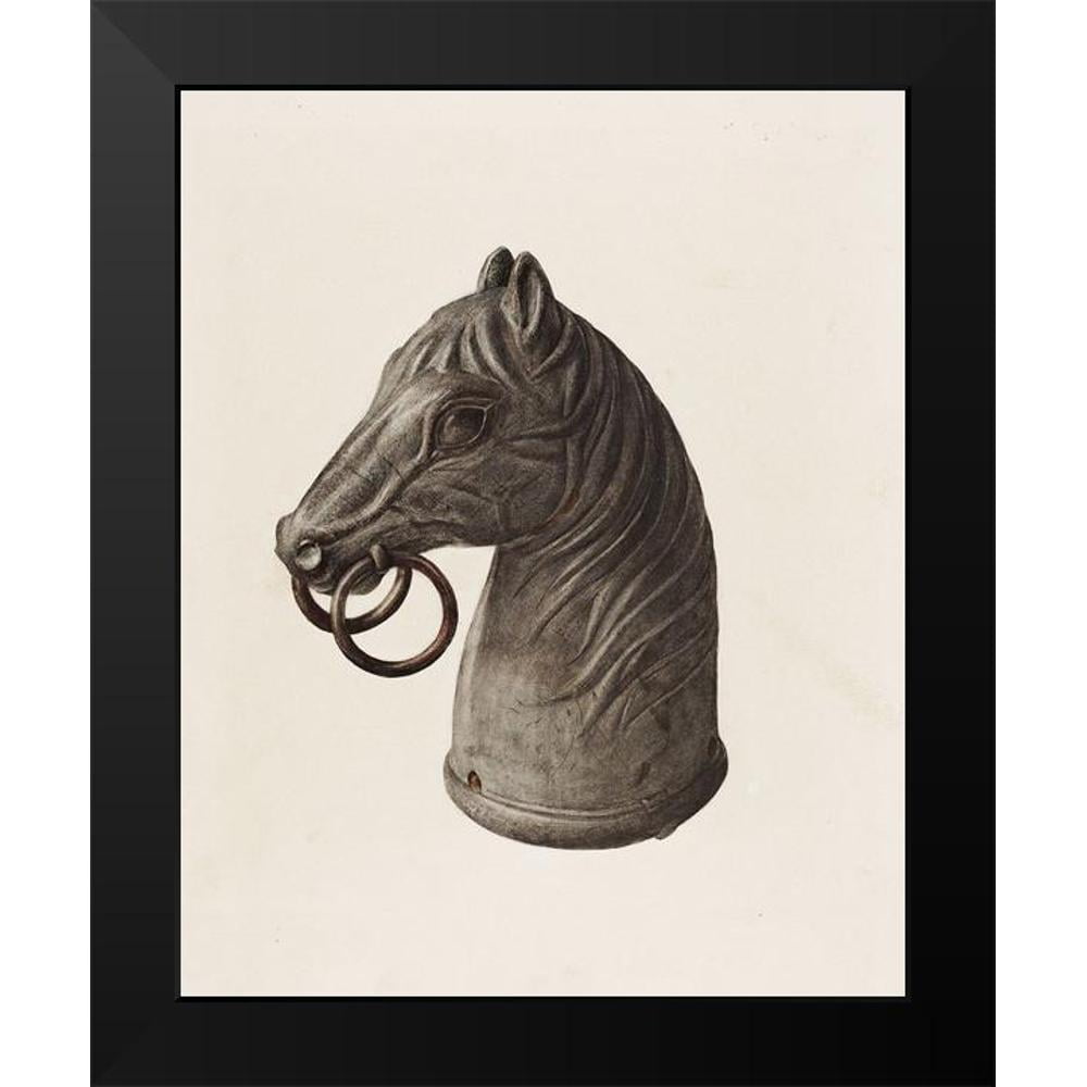 Vintage Drawings 15x18 Black Modern Framed Museum Art Print Titled ...