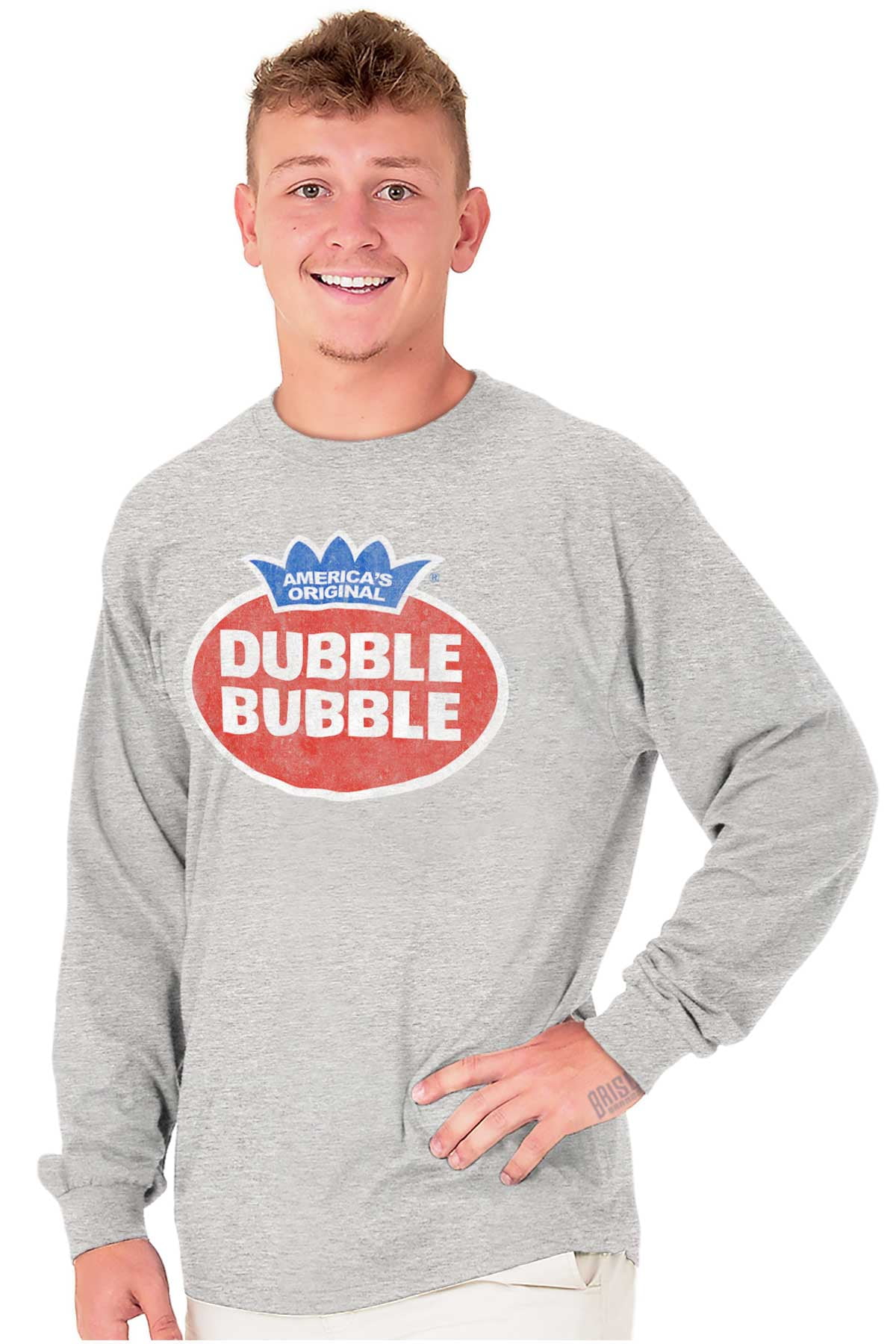 Vintage Dubble Bubble Gum Double Logo Unisex Plus Size Long Sleeve ...