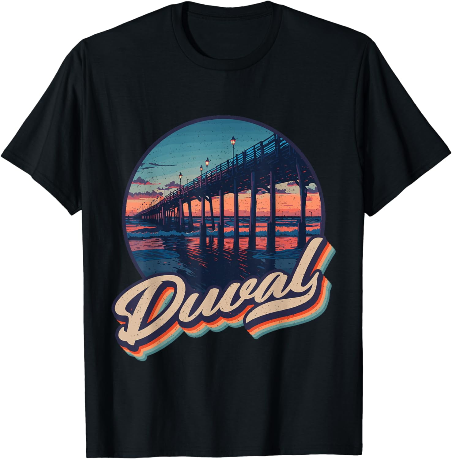 Vintage Duval County 904 Spirit: Jacksonville Beach Pier T-Shirt ...
