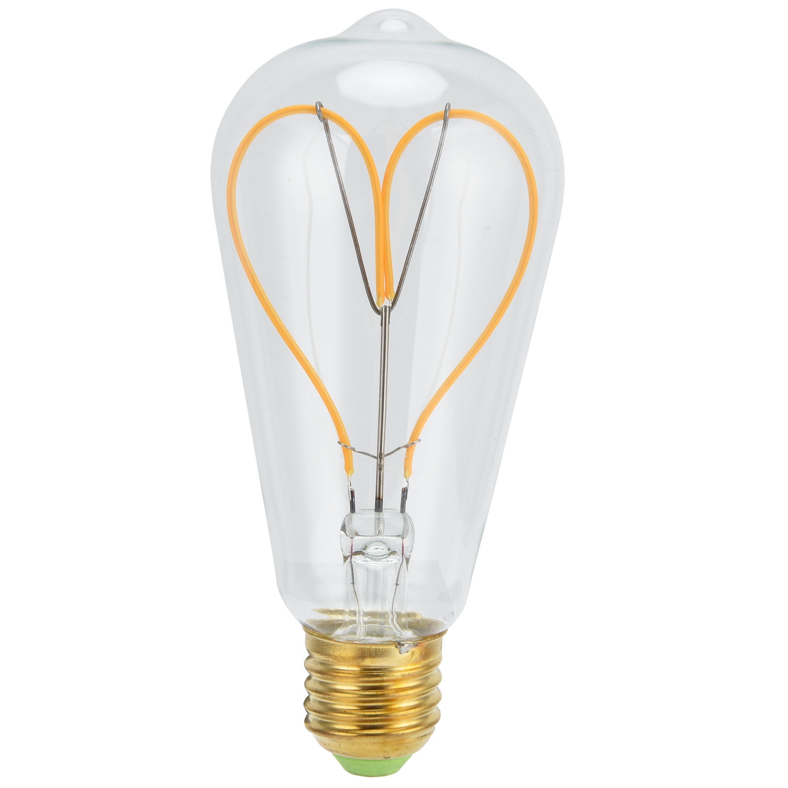 Vintage E27 4W LED Bulb with Flexible Spiral Filament, 220V, Warm Light ...