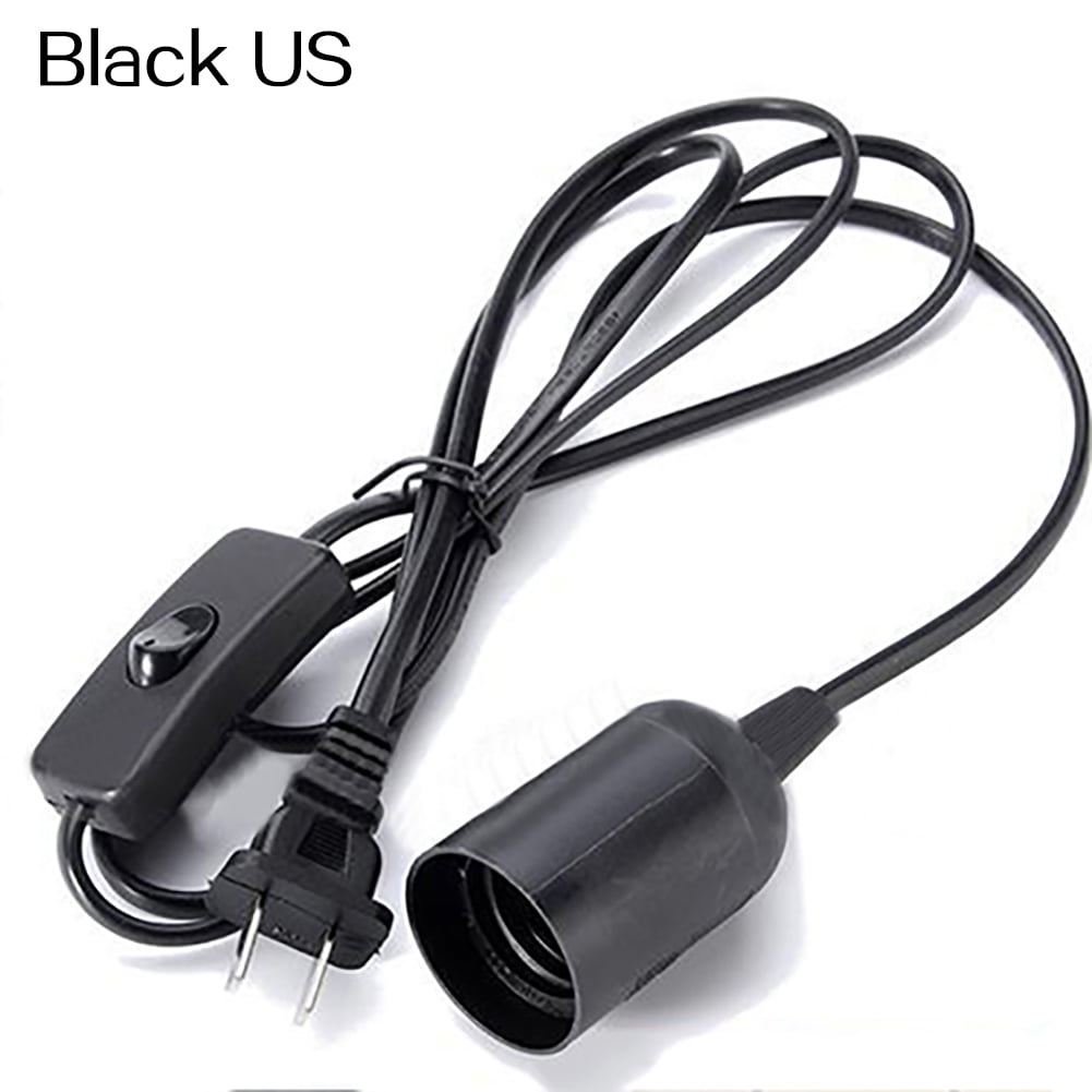 Vintage E27 6ft Light Bulb Socket Holder with Switch & Plug - Walmart.com