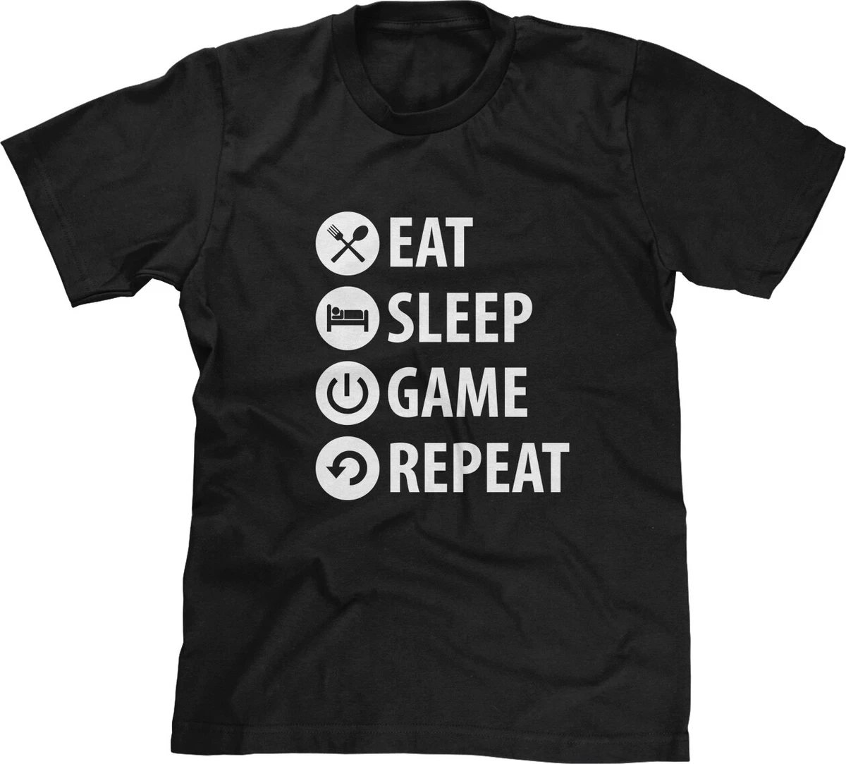 Vintage Eat Sleep Game Funny Gamer Streamer Video Game Controller Pc ...