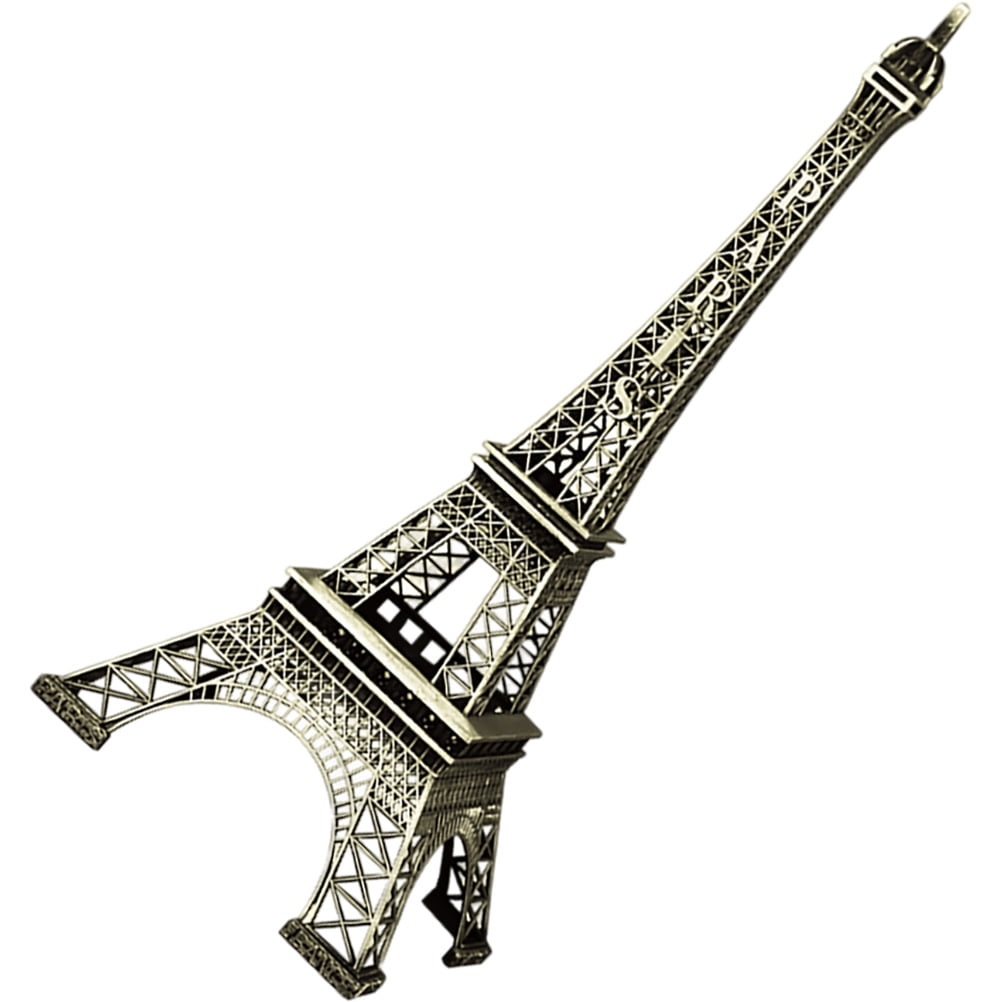 Eiffel Tower Desk Ornament for Decoration Multi Color Alloy Landmark 3D ...