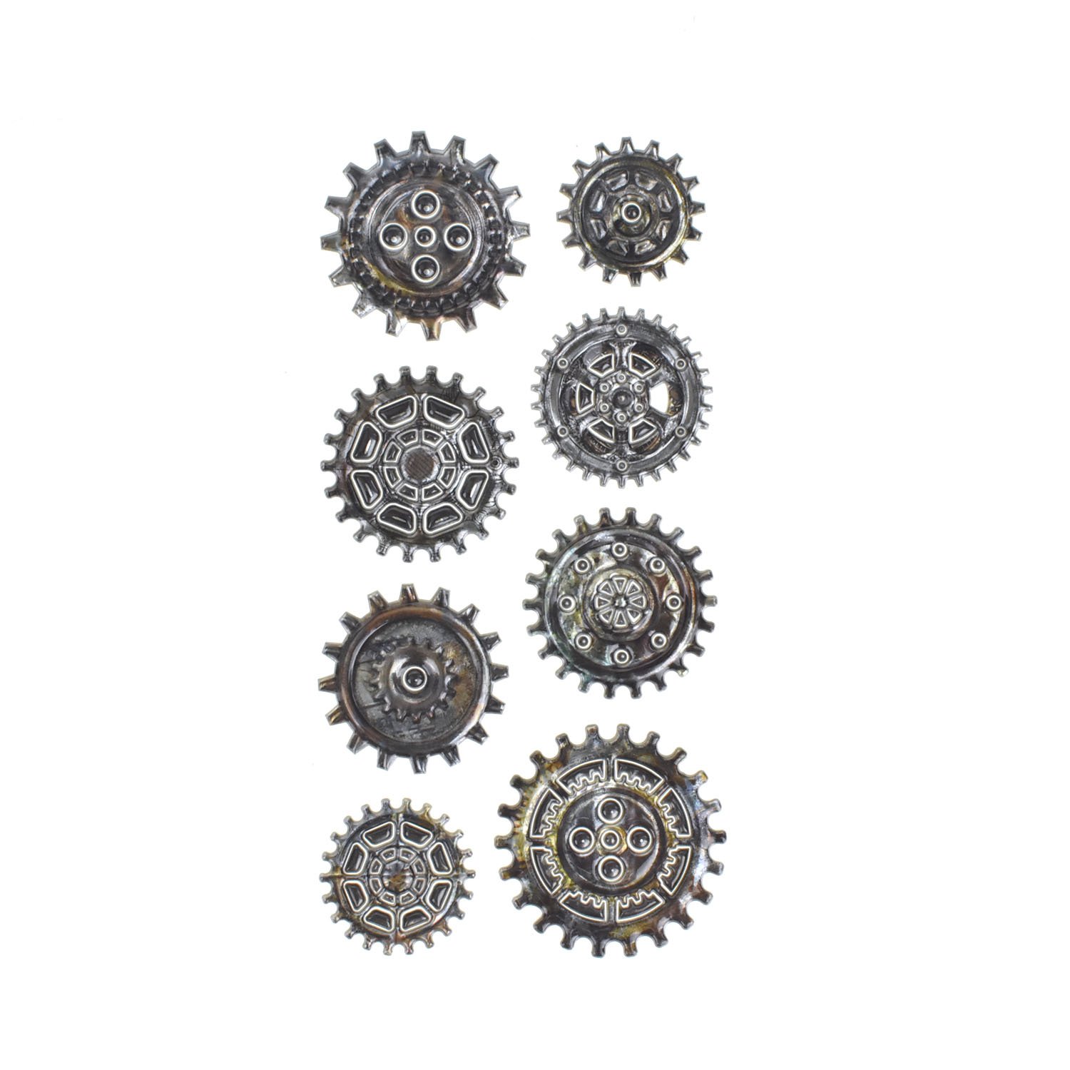 Vintage Elegance Cogs and Gear Stickers, 8-Piece - Walmart.com