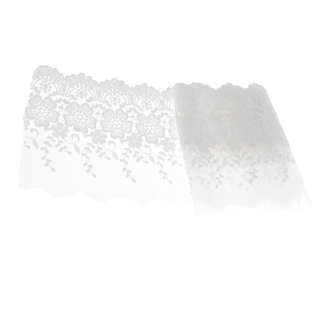 Vintage Embroidered Lace Edge Ribbon Wedding Sewing Applique For Crafts ...