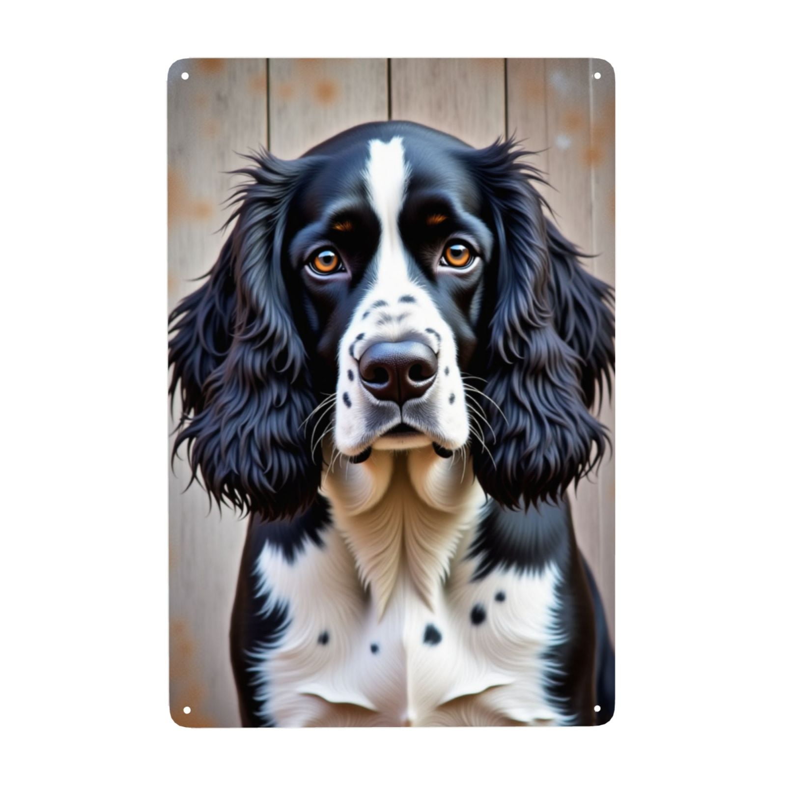 Vintage English Springer Spaniel Metal Tin Sign Metal Sign Wall Art Dog ...