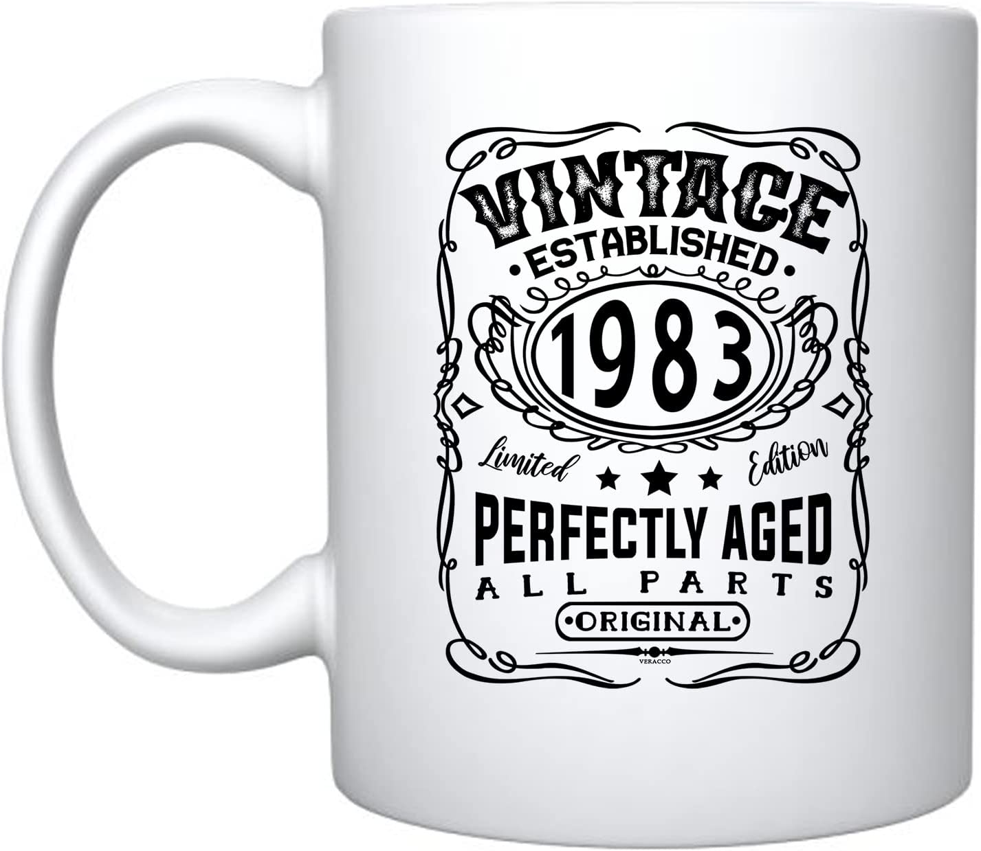 Vintage Established 1983 Perfectly Aged Ceramic Coffee Mug 40th ...