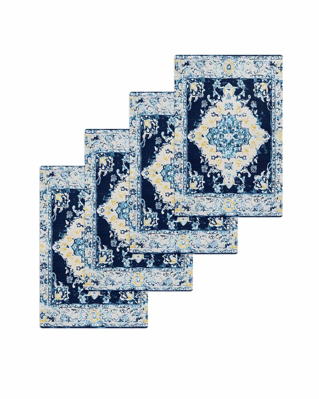 Vintage Ethnic Kitchen Dish Towels for Drying Dishes Set of 4, Boho ...