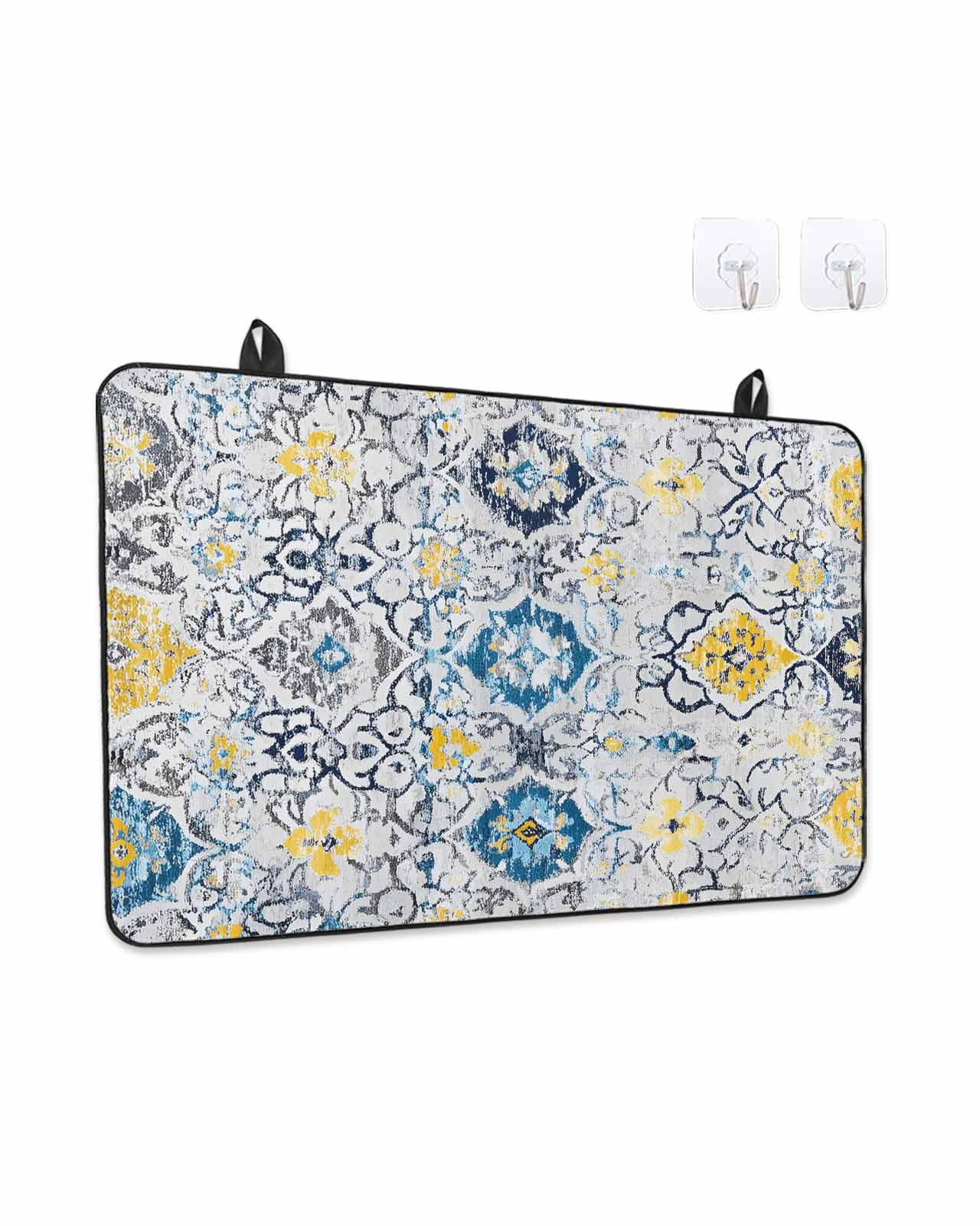 Vintage Ethnic Stove Top Covers for Electric Stove, Kitchen Glass ...