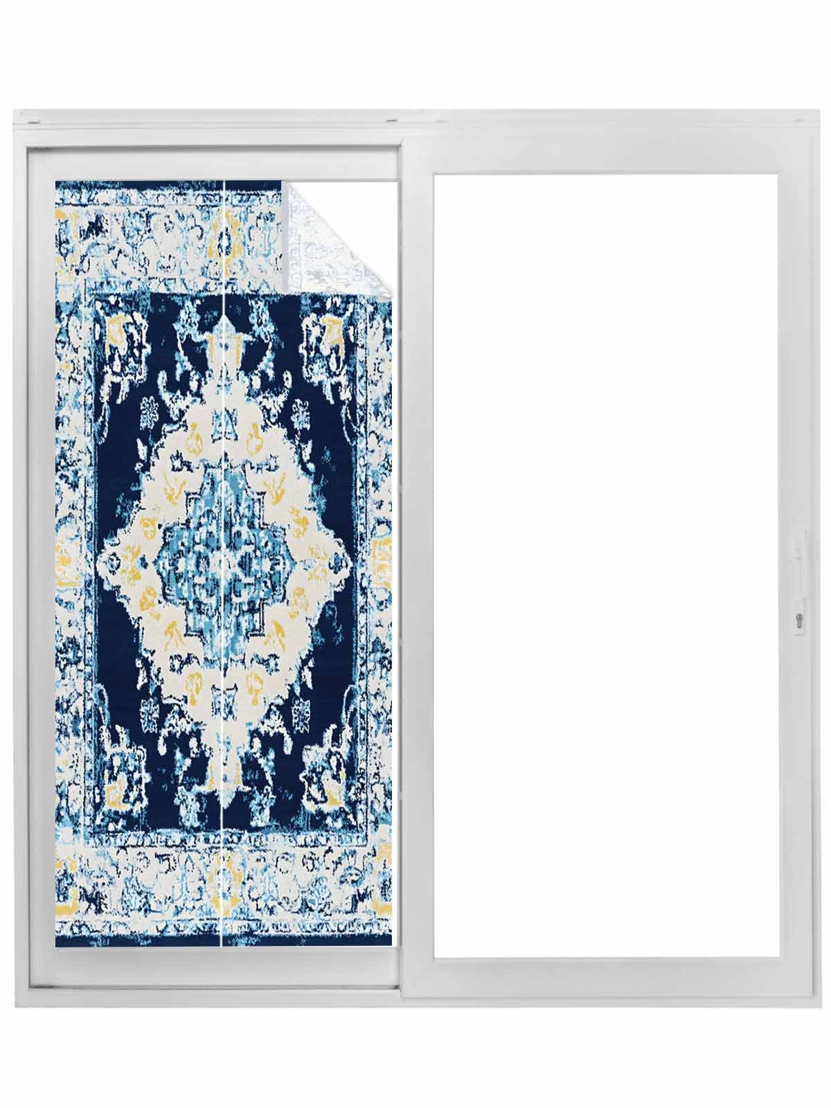 Vintage Ethnic Window Privacy Film Stained Glass Window Film Decorative ...