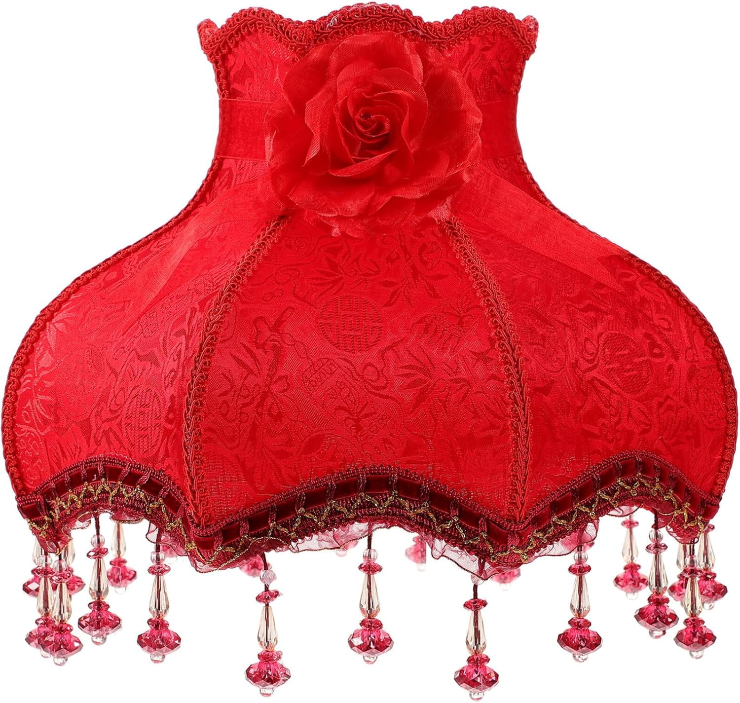 Vintage European Embroidery Lace Lampshade Replacements with Crystal ...