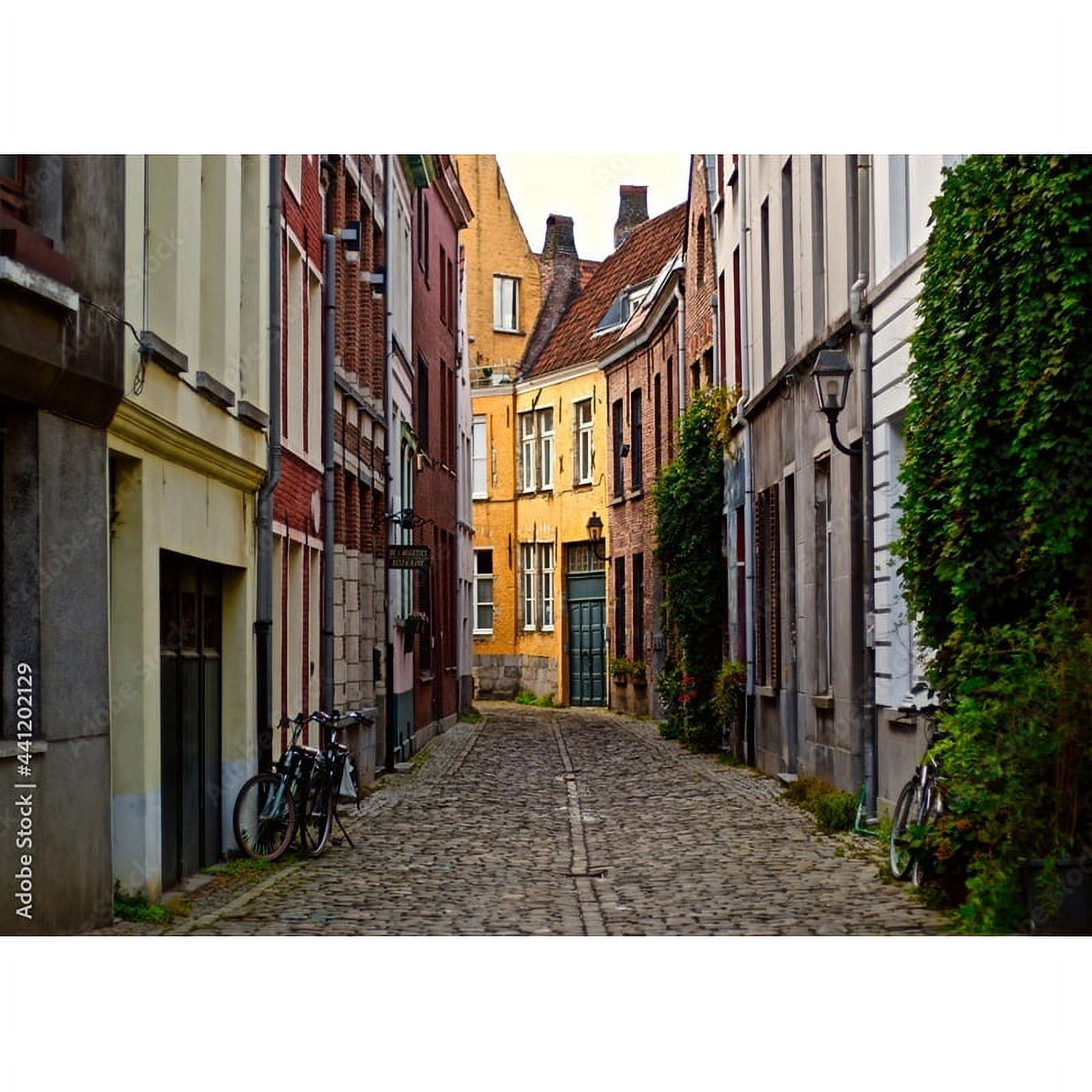 Vintage European Street View Scenery Photography Backdrops Props ...