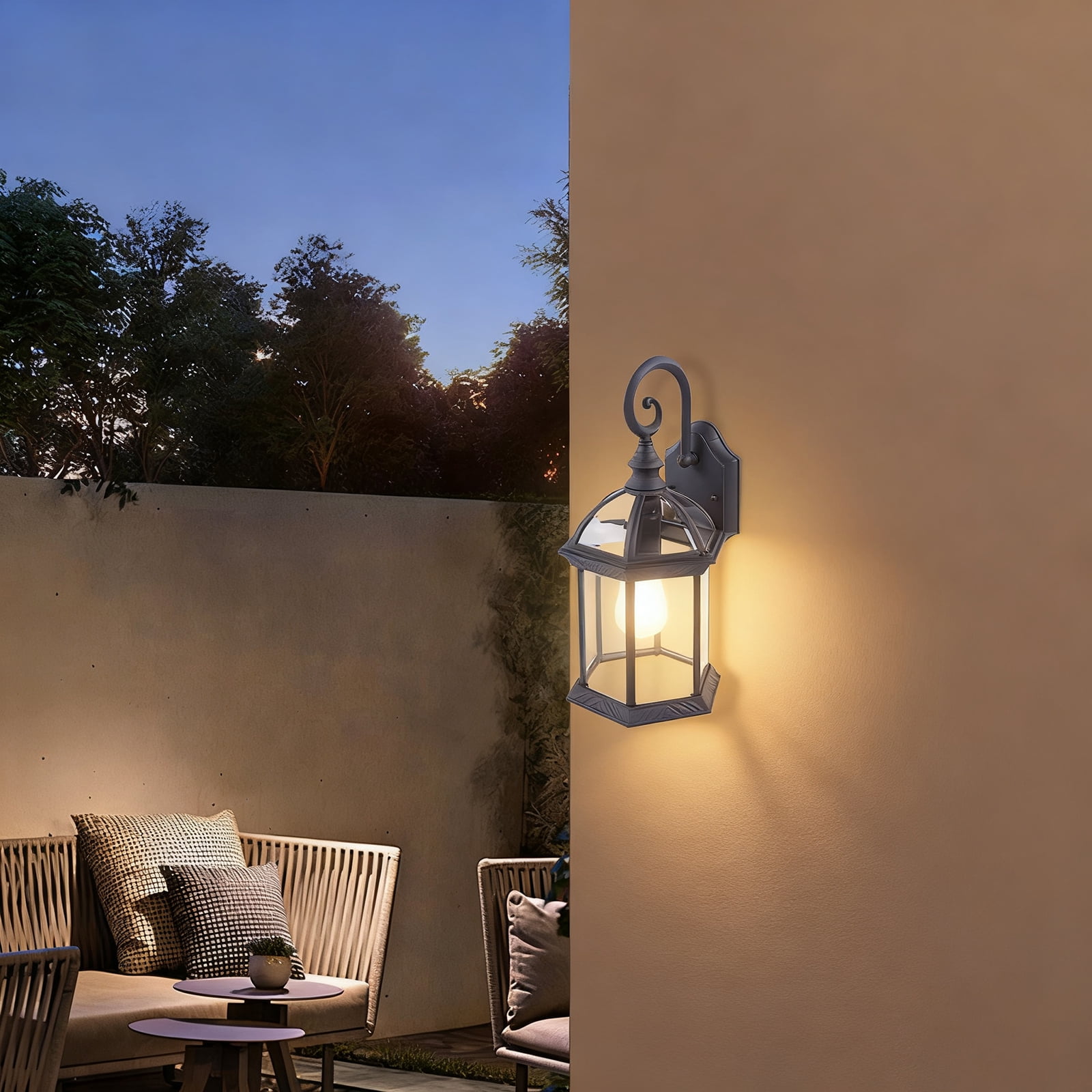Vintage European Wall Lamp, Outdoor Garden Light, Retro Nordic Style ...