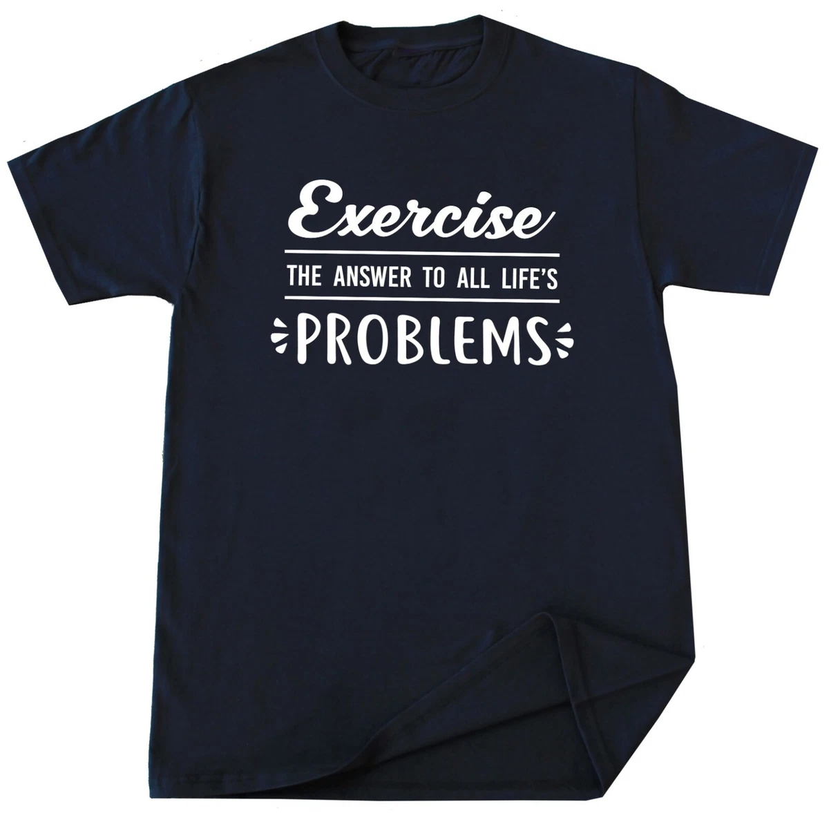 Vintage Exercise Therapy T-Shirt Fitness Healthy Lifestyle Workout Yoga ...