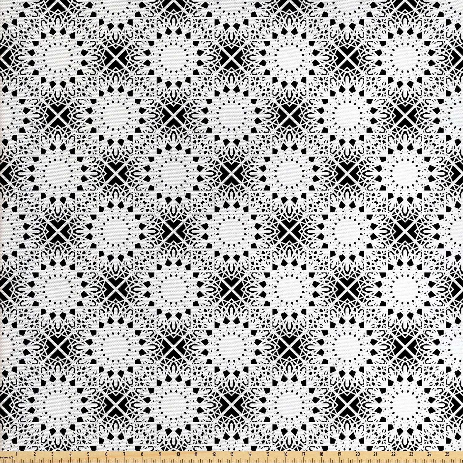 Vintage Fabric by the Yard, Unfinished Sun Inspired Motifs on a ...